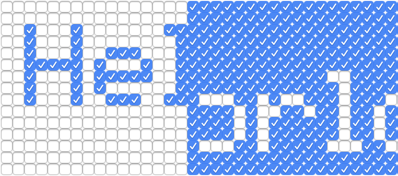 Checkboxland - Render anything as HTML checkboxes